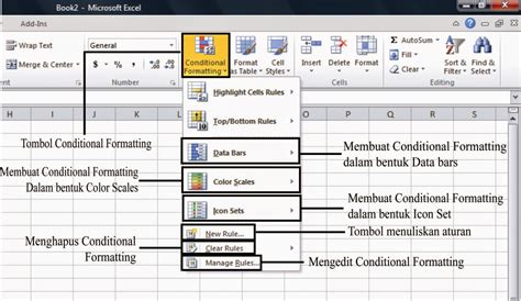 menampilkan data sesuai dengan nilainya dengan conditional formatting
