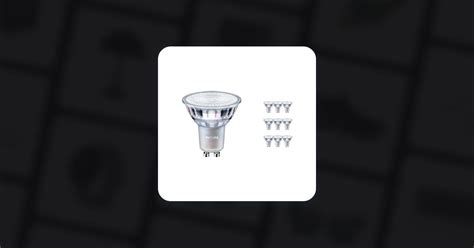 Philips Multipack 10x Master Value Ledspot Gu10 Par16 4 9w 365lm 36d