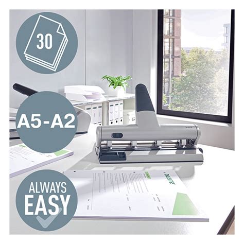 Leitz 5114 Akto Heavy Duty Variabele Multi Perforator 2 Of 4 Gaats 30