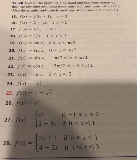 solved 15 28 sketch the graph of f by hand and use your