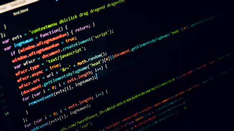 macro depth of field programming language code pixels