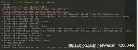 windows下 cmake 没有生成makefile文件 cmake没有生成makefile csdn博客