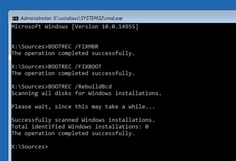 windows 10 won t boot fix it with startup repair and bootrec commands