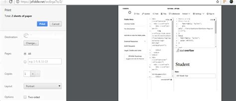 css bootstrap page print stack overflow