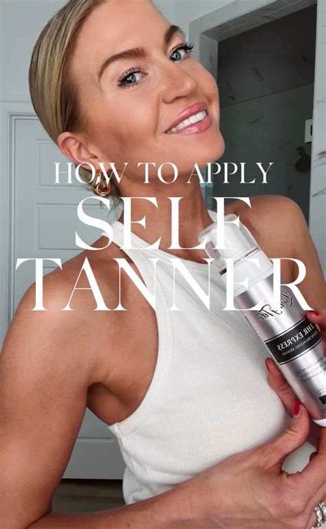 How To Apply Self Tanner Lifestyle Blog By Leanne Barlow