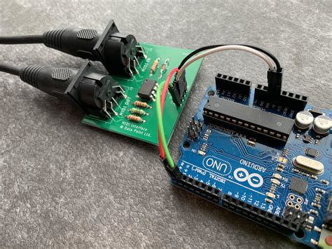 i made these arduino to midi serial interface boards arduino