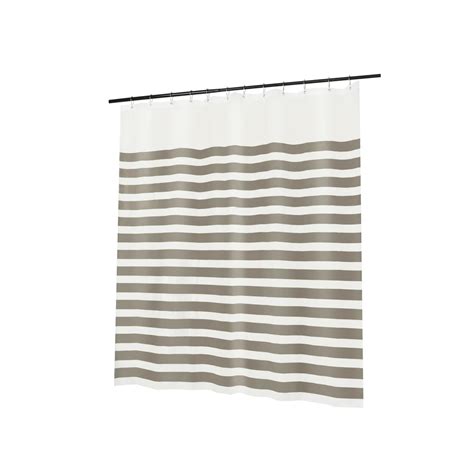 Nouveau Peva Shower Curtain 180 X 180cm Stripes Pattern Mitre10