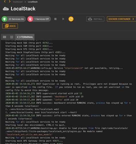 turn s3 off or on in localstack with commandeer commandeer docs