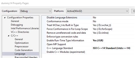c cmake add library with minimum cpp standard stack