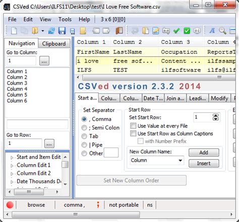 5 free csv file reader software for windows