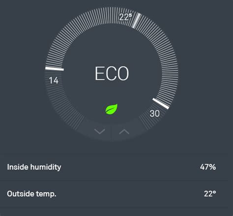 thermostat card does not update but controls work third party