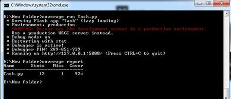 how to do unit testing in flask and find code coverage