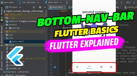 bottom navigation bar flutter explained youtube