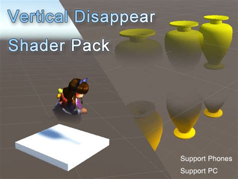 vertical disappear shader pack vfx shaders unity asset store