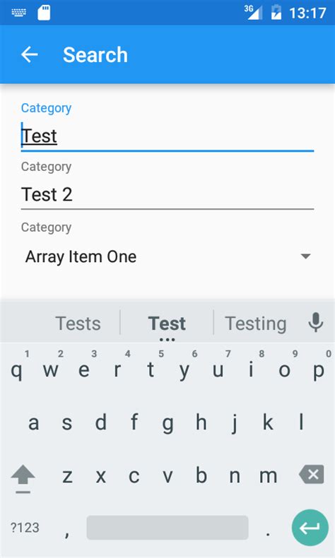 android how to add floating label on spinner stack