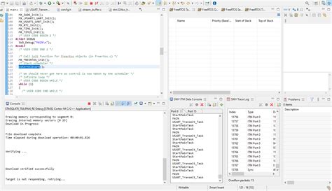 c why freertos execute main s code after oskernelstart declaration