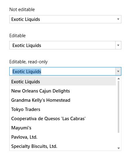 silverlight combobox getting started telerik ui for silverlight