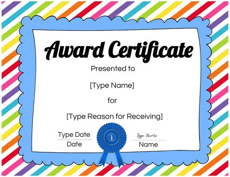 How To Make Your Own Award Certificate At Christopher Kirby Blog