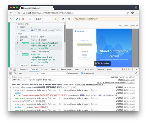 cypress ui test for your react webpack project neekey