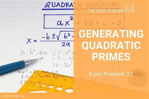 project euler 27 in the r language quadratic primes