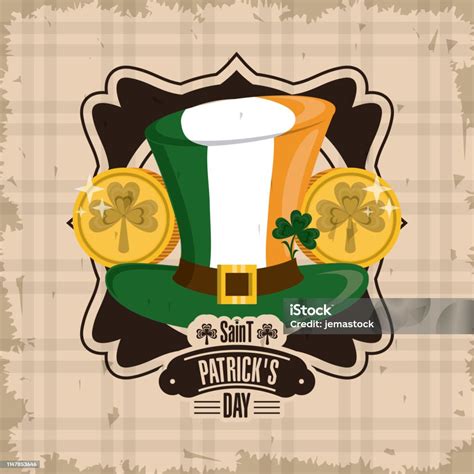 Saint Patricks Day Card Stock Illustration Download Image Now