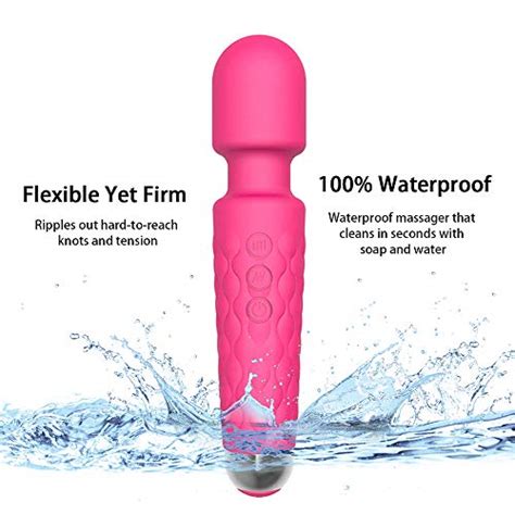 Upgraded Powerful Vibrate Wand Massager With 20 Magic Vibration Modes