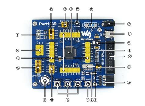 port103r stm32f103rc mcu arm cortex m3 32 bit risc stm32 development