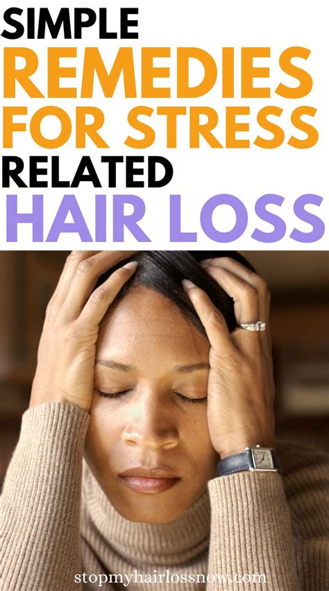 Simple Remedies For Stress Related Hair Loss In 2021 Stress Related