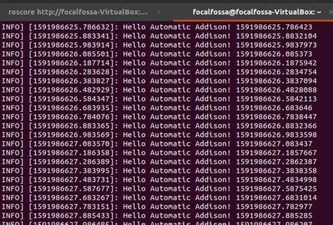 how to run a node in ros noetic automatic addison