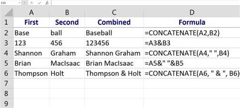 here s how to use the excel concatenate function to combine cells in