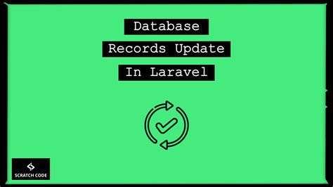 database records update in laravel scratch code