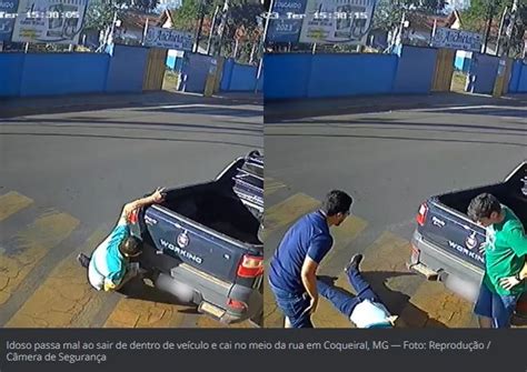 Idoso Cai De Maca Enquanto é Socorrido Por Ambulância Após Passar Mal