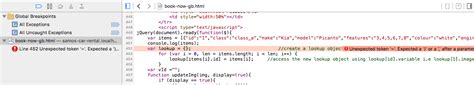 javascript syntaxerror unexpected token expected a or a