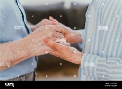 Senior Couple Together At Home Happy Moments Elderly People Taking