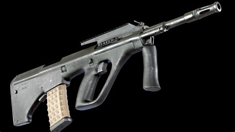 3d Model Austeyr Steyr Aug A3 Pbr Worn Vr Ar Low Poly Cgtrader