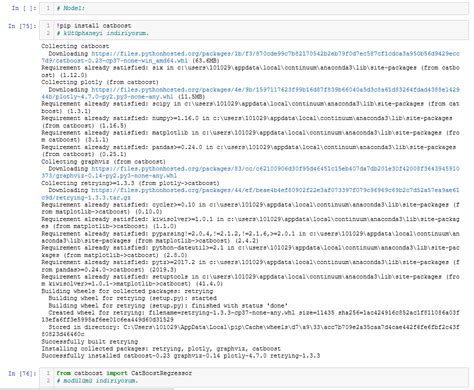 python catboost regresyon