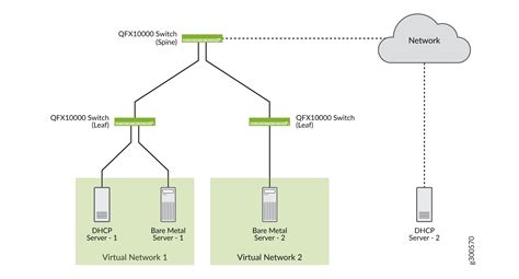 adding dhcp server information for virtual network and logical routers