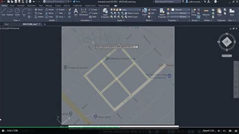 draw edit extend and use underlay to place multiline part 2 autocad