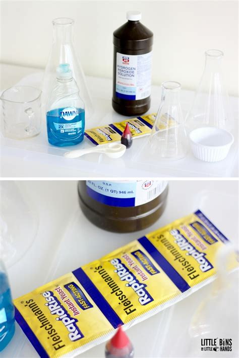 valentines day hydrogen peroxide yeast experiment elephant