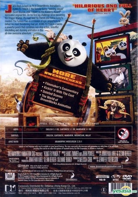 Yesasia Kung Fu Panda 2 2011 Dvd Hong Kong Version Dvd