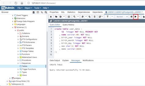 postgresqlでユーザーを作成しテーブルを追加してみた｜itエンジニアとして経験・学習したこと