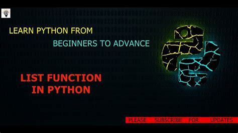 list function in python in hindi youtube