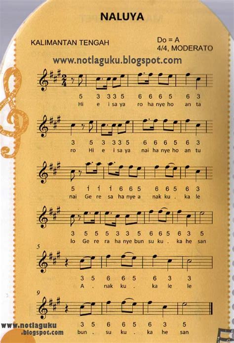 Lagu Daerah Kalimantan Tengah – Sinau