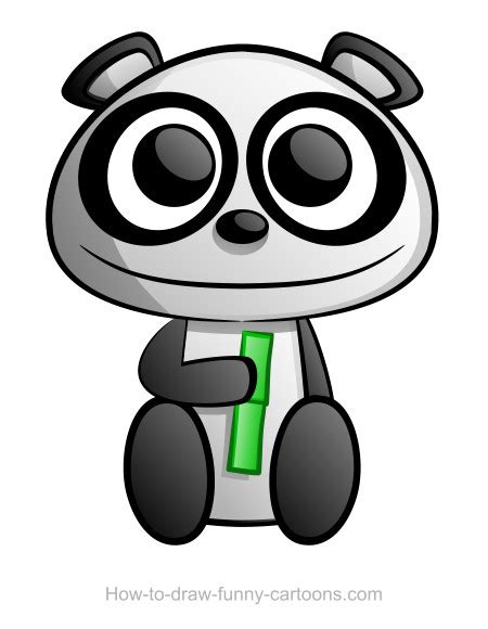 panda drawing sketching vector
