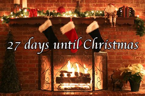 27 Days Until Christmas Fireplace Christmas Christmas Ornaments