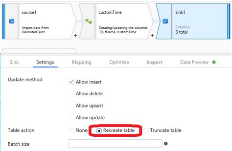 azure adf data flows invalid column name stack overflow