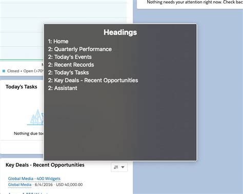 learn the elements of an accessible webpage unit salesforce