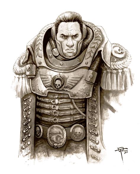 Solar Auxilia Captain Art By Tazio Bettin 40k Gallery