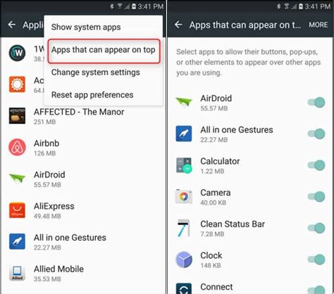 how to fix screen overlay detected error on android easily