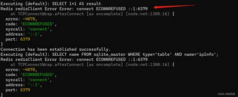 redis redisclient error error connect econnrefused 1 6379 node